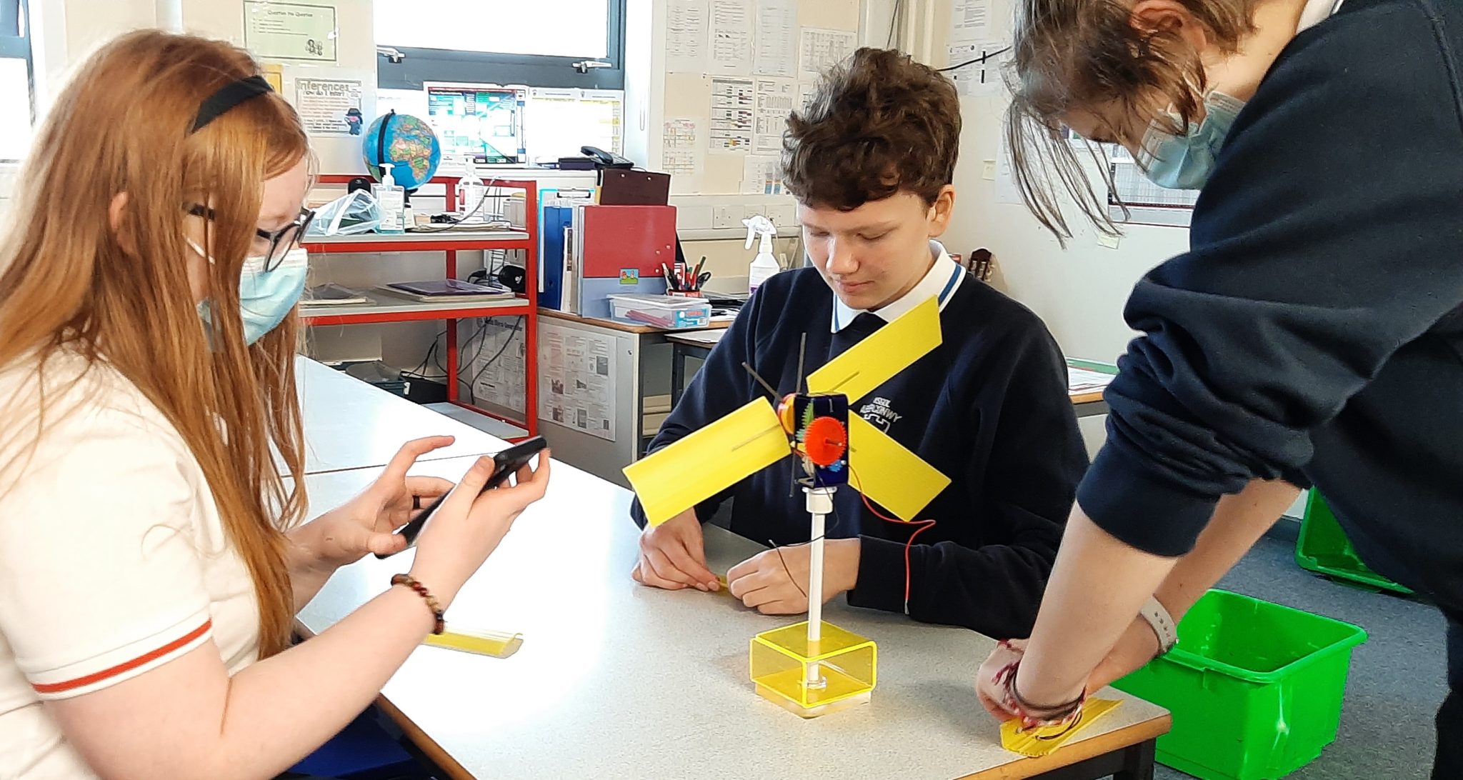 On The Road to Cleaner Air & Wind Turbines Workshop | Ysgol Aberconwy