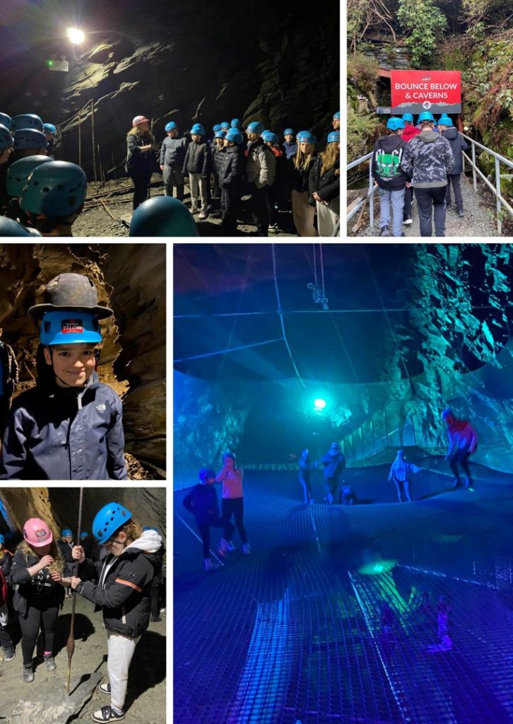 Geography Students Bounce Below | Ysgol Aberconwy