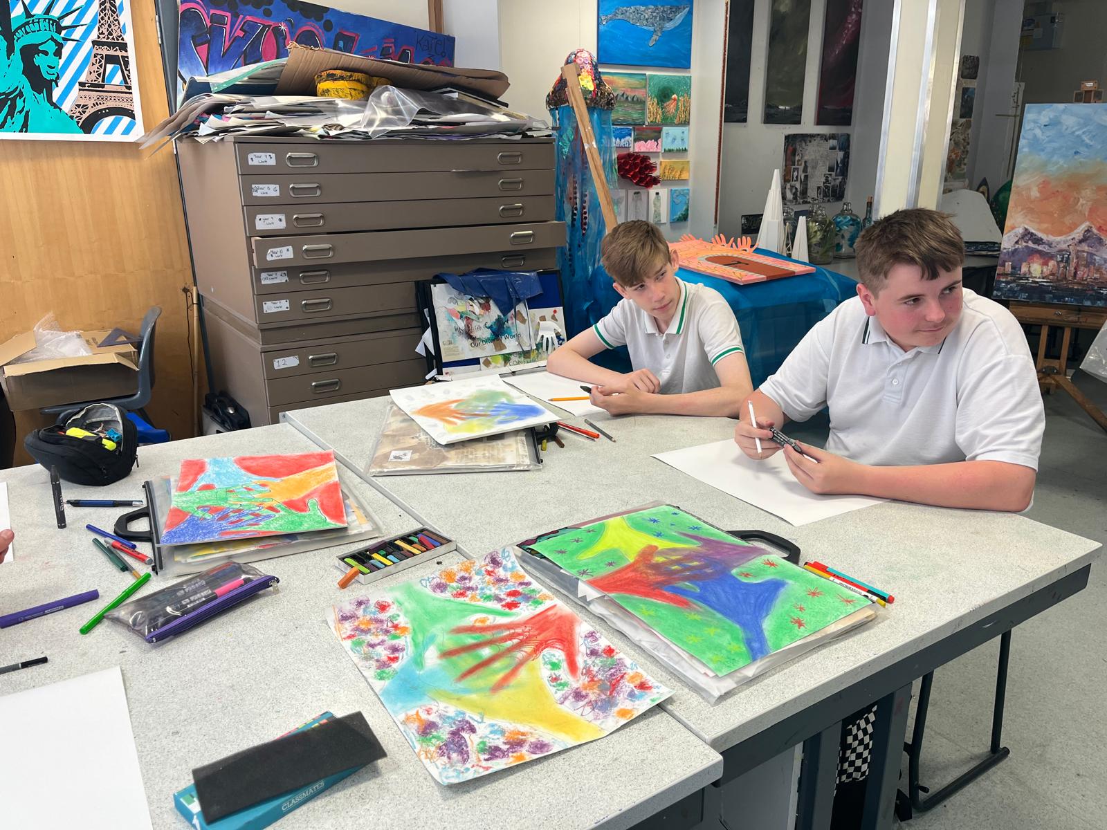 Oriel Mostyn Gallery Engages with Young Artists | Ysgol Aberconwy